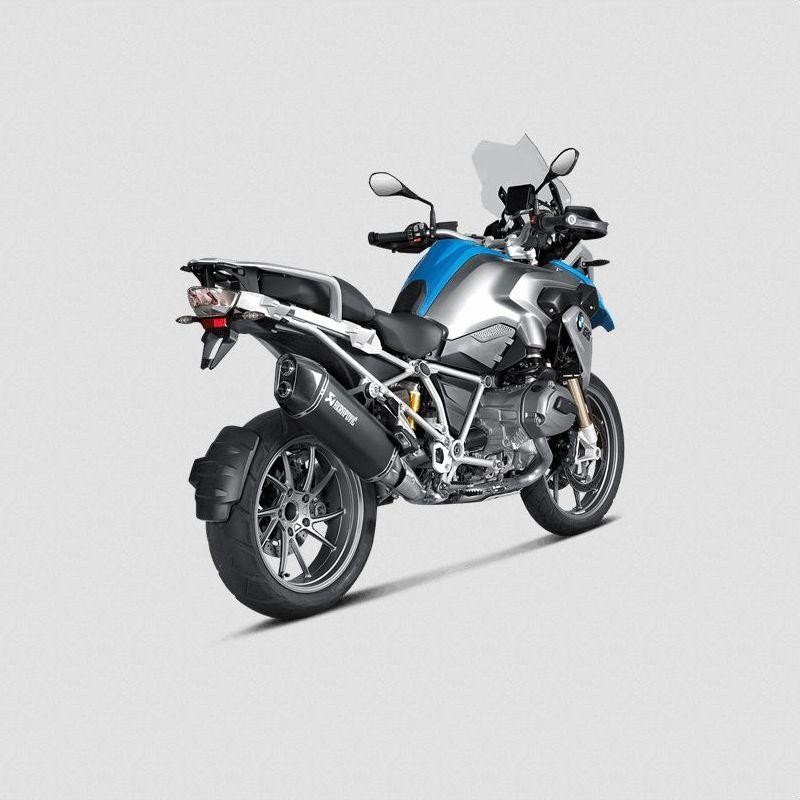 Exhaust Akrapovic slip-on, Titan, black for BMW R1200GS (LC) 2013-2016 ...